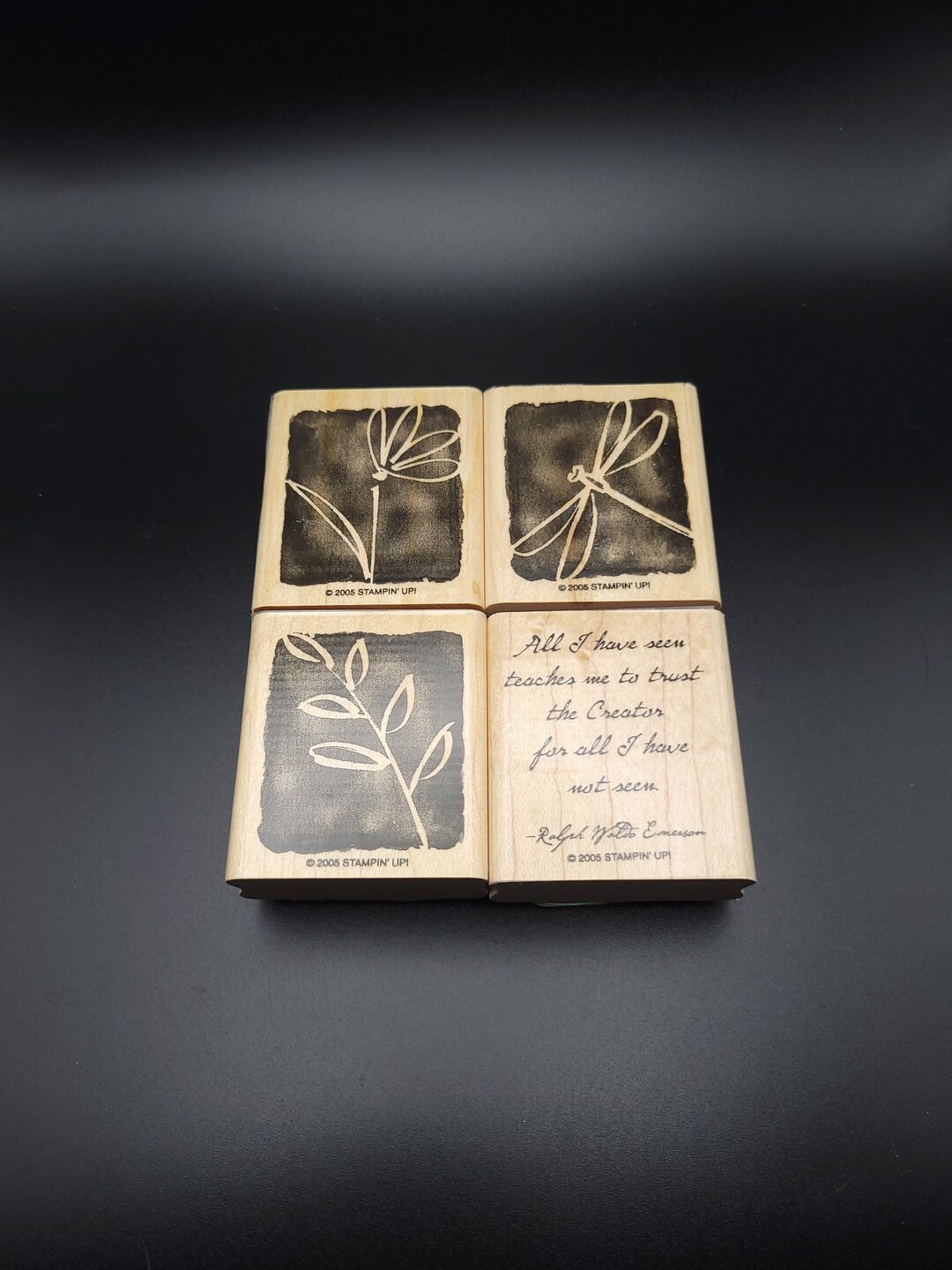 All I Have Seen Stamp Set-stampin' Up Retired Stamp Set of 4-2005-ralph ...