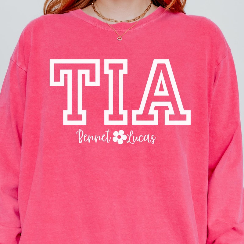 Tia Shirt Long Sleeve - Etsy