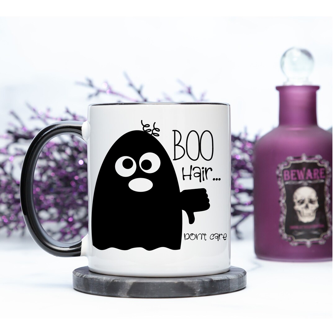 Boo Hair ....don't Care Adorable Coffee Mugs, 11oz. Bad Hair Day ...