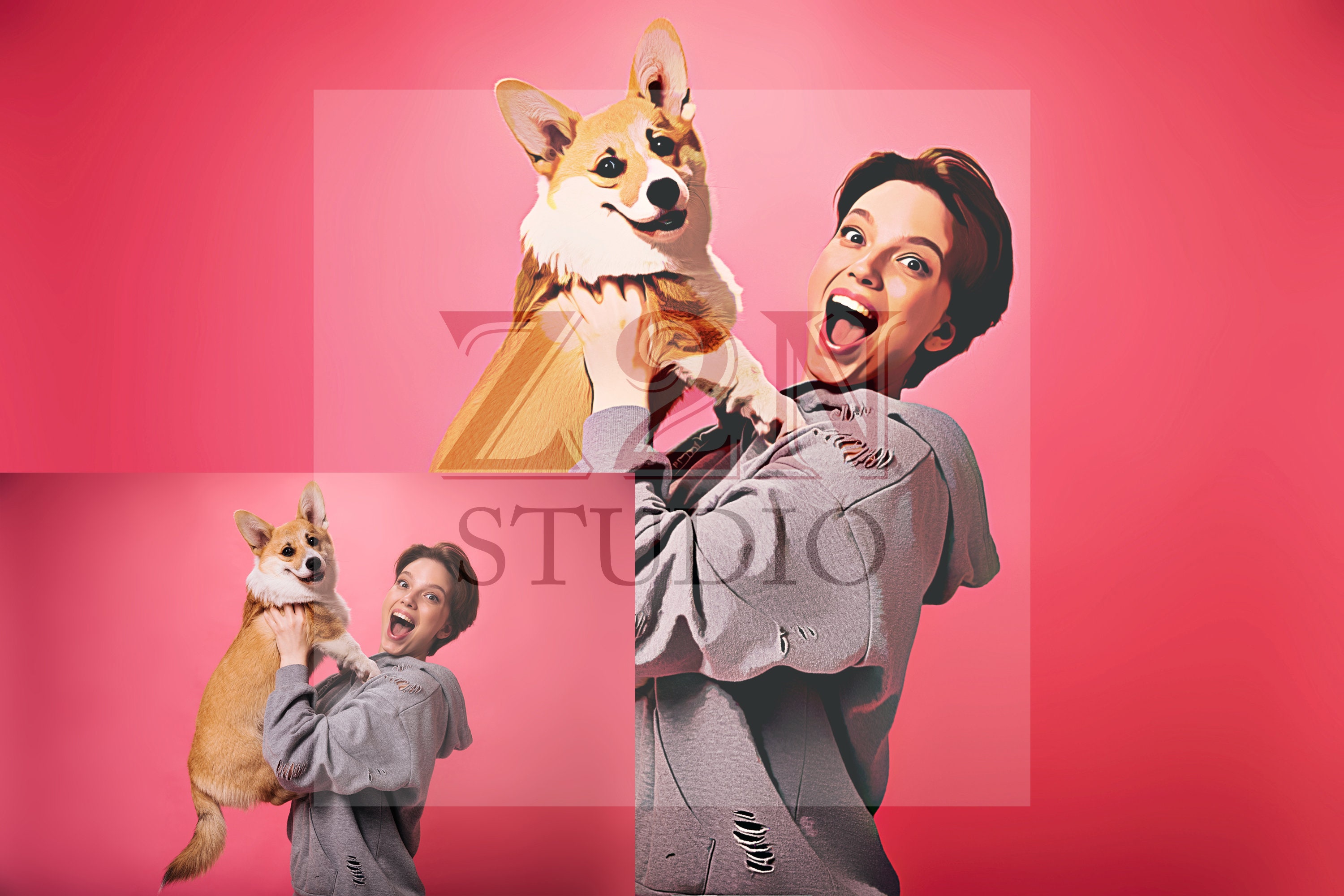 Photoshop Cartoon Effect Photoshop Cartoon Action Cartoon Portrait Photoshop Vector Effect 