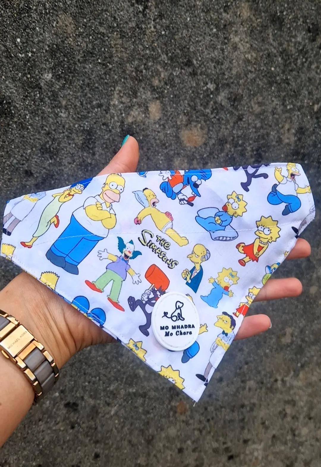 Over the Collar Bandana the Simpsons - Etsy