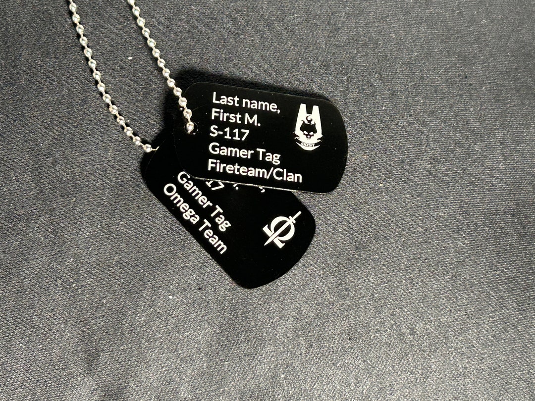 Gamer Tag Dog Tags - Etsy