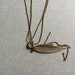 H DUBIN Vintage Long Brass Double Different Chains Necklace Feather and ...