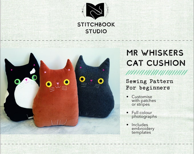 Mr Whiskers PDF Sewing Pattern - Etsy