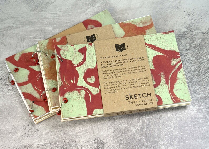 Paper + Fabric Sketchbook - Lava Lamp - Etsy