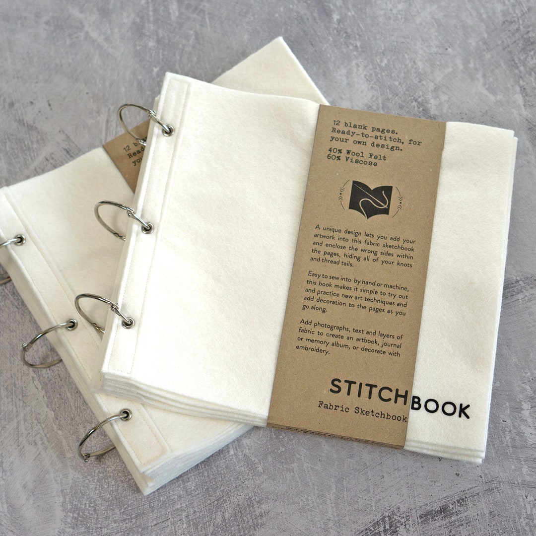 Blank Fabric Sketchbook - Large Wool Felt - Etsy
