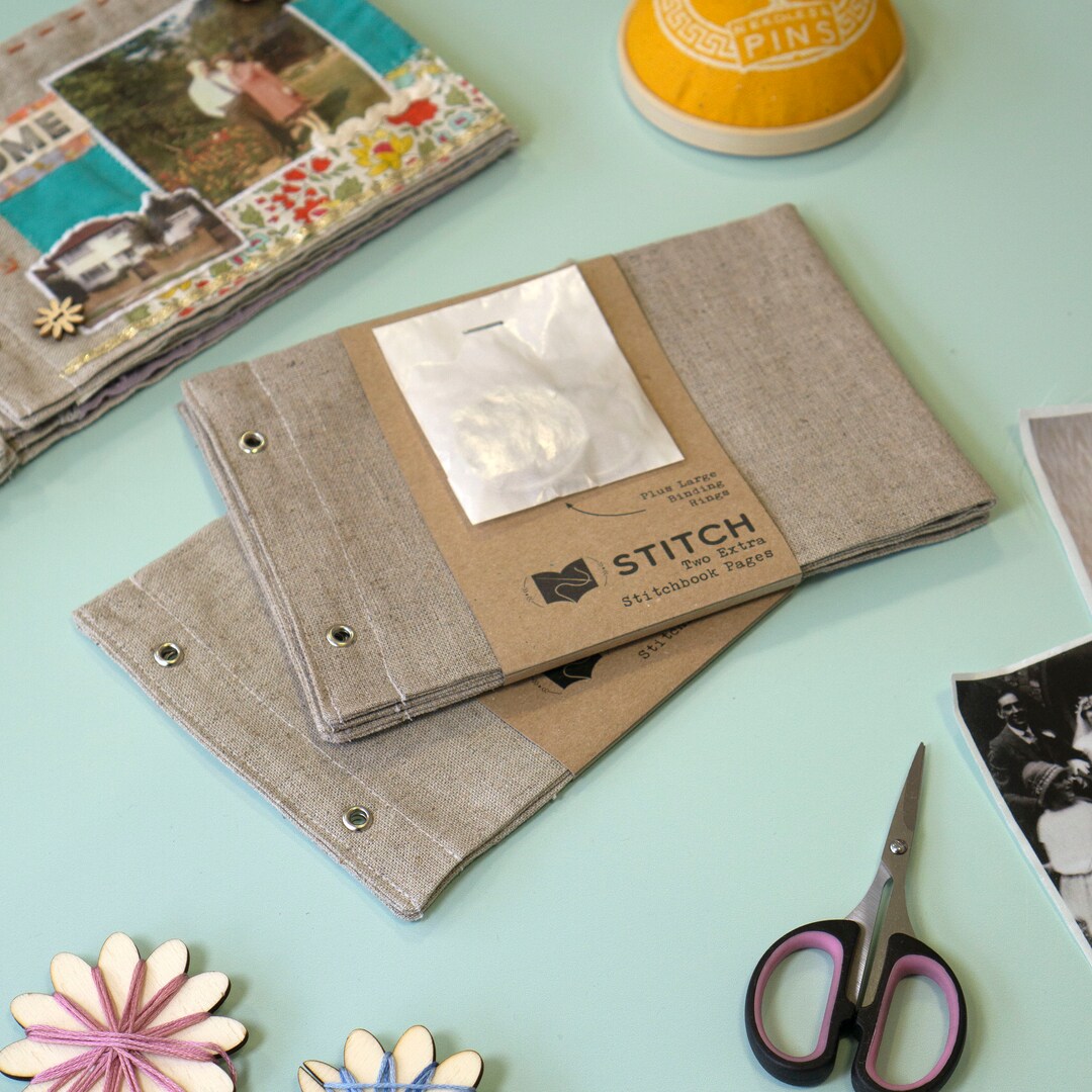 Extra Pages for Medium Linen Stitchbooks - Etsy