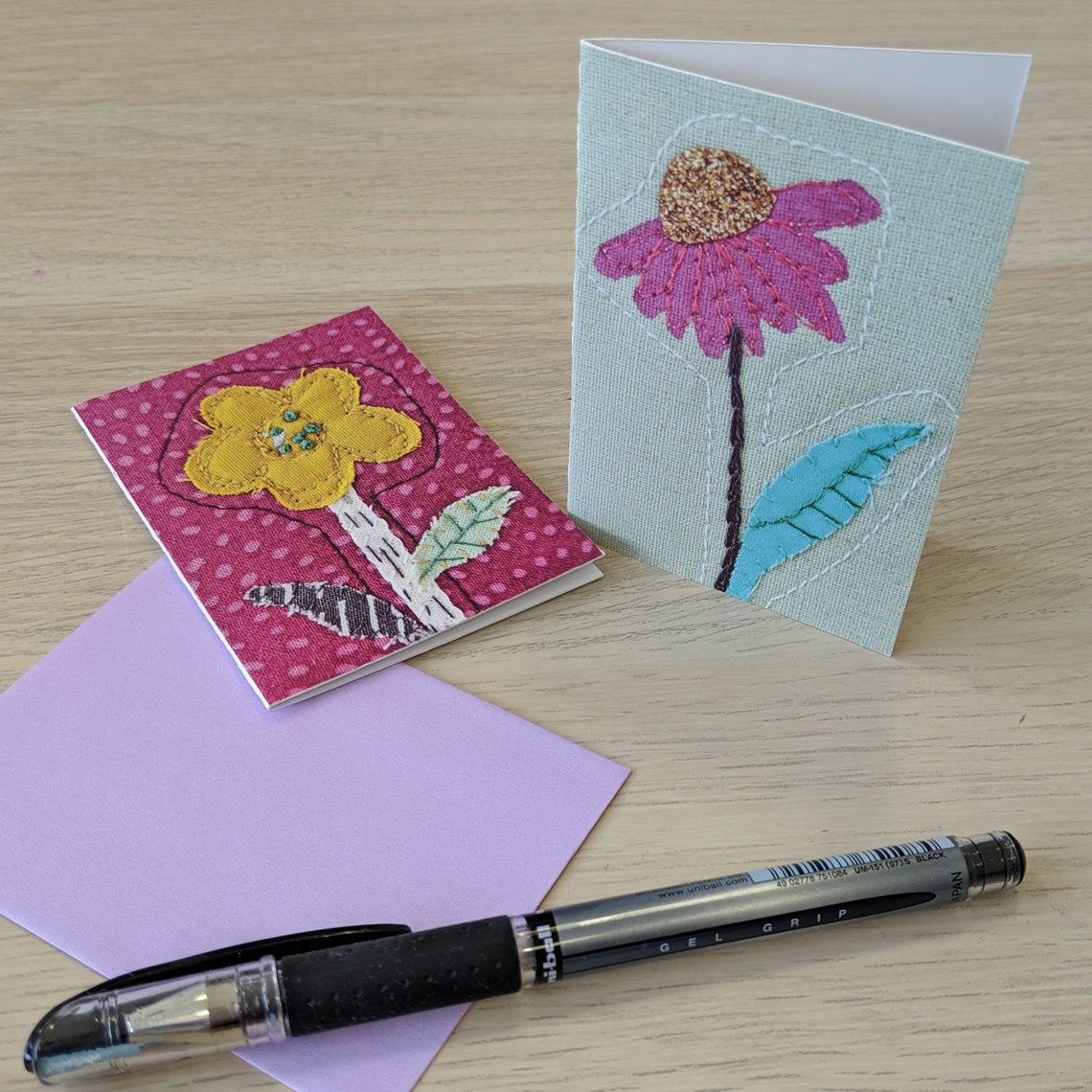 Mini Greetings Card Set 9 Cards and Envelopes - Etsy UK