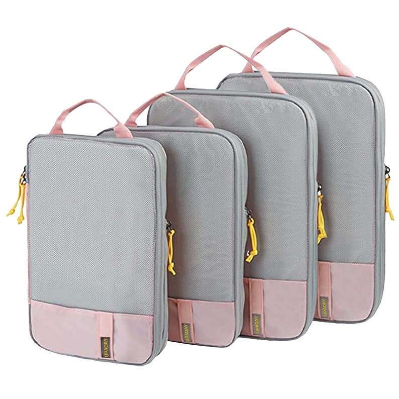 UPADAY Compression Packing Cubes for Backpack,set of 4 Travel Packing ...
