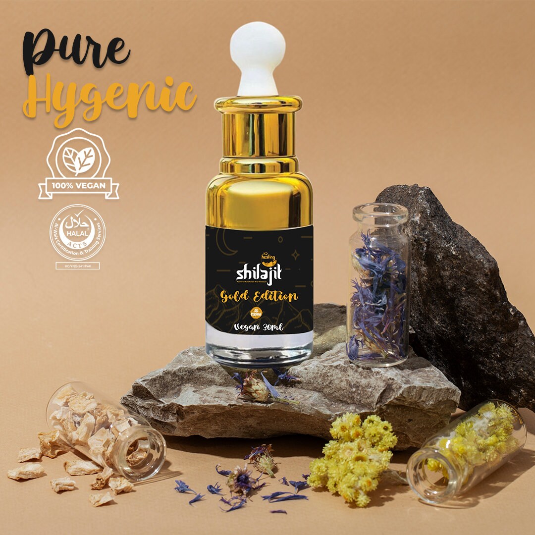 Himalayan Shilajit Intense Drops 100% Pure Shilajit Drops With Fulvic ...