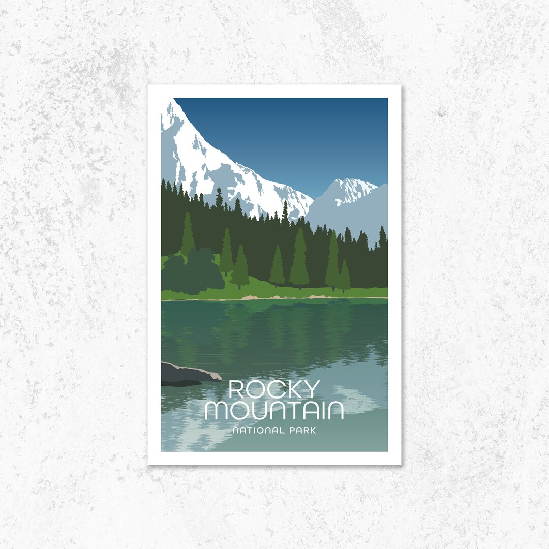 Rocky Mountain National Park Poster - Etsy