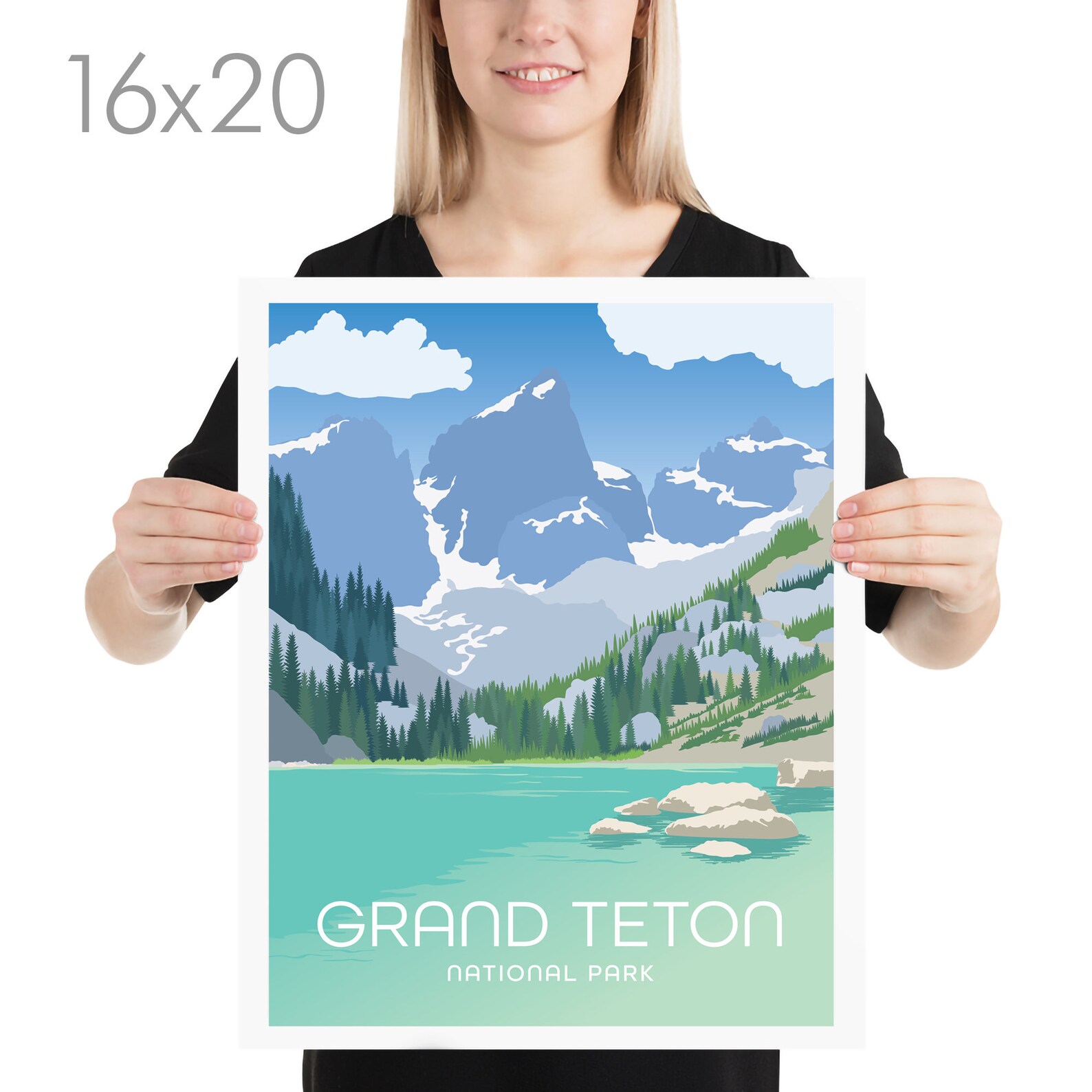 Grand Teton National Park Poster - Etsy