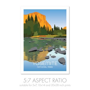 Printable Yosemite National Park Poster - Etsy