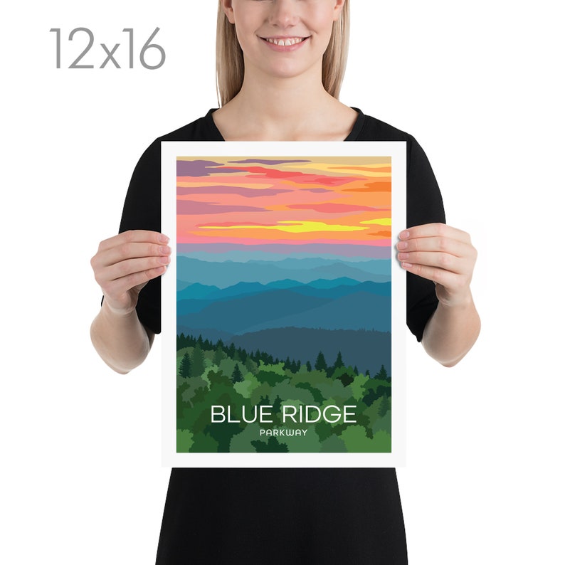 Blue Ridge Parkway Poster - Etsy