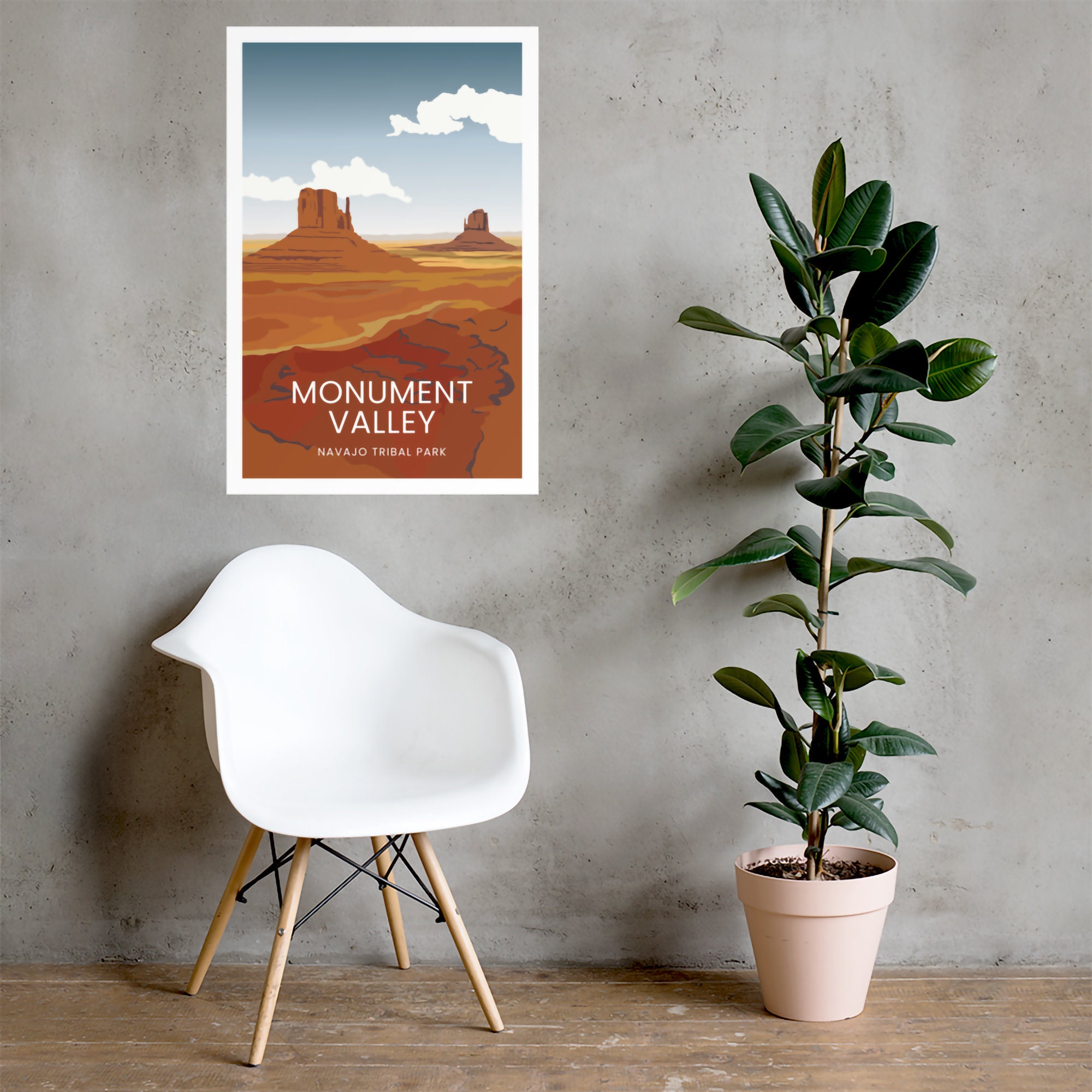 Monument Valley Poster | Etsy