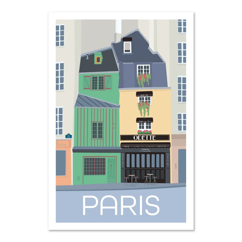 Printable Paris France Poster - Etsy