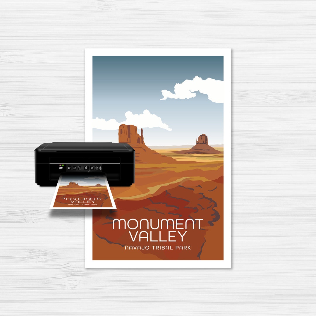 Printable Monument Valley Poster - Etsy