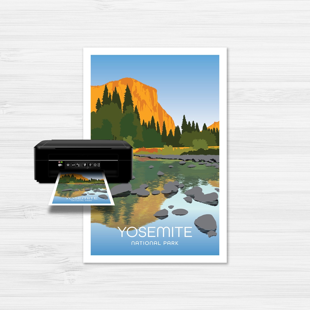 Printable Yosemite National Park Poster - Etsy