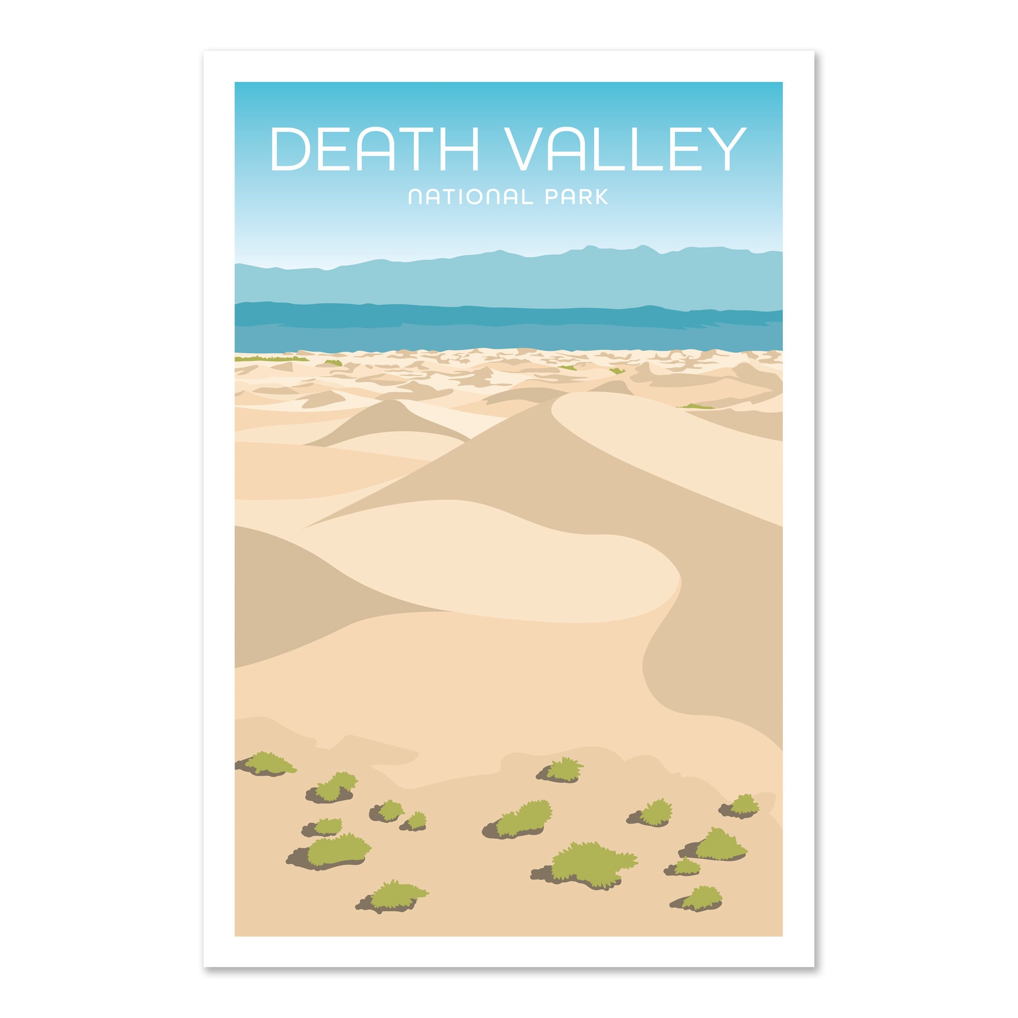 Printable Death Valley National Park Poster - Etsy