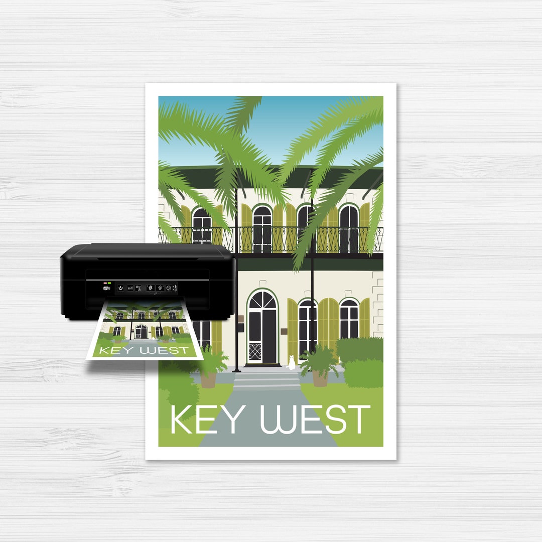 Printable Key West Florida Poster - Etsy