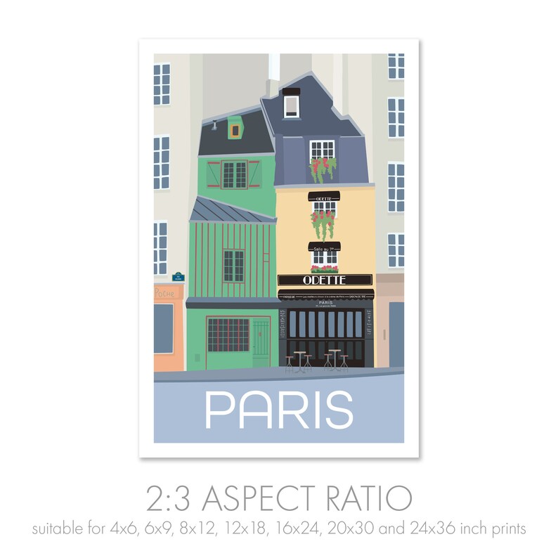Printable Paris France Poster - Etsy