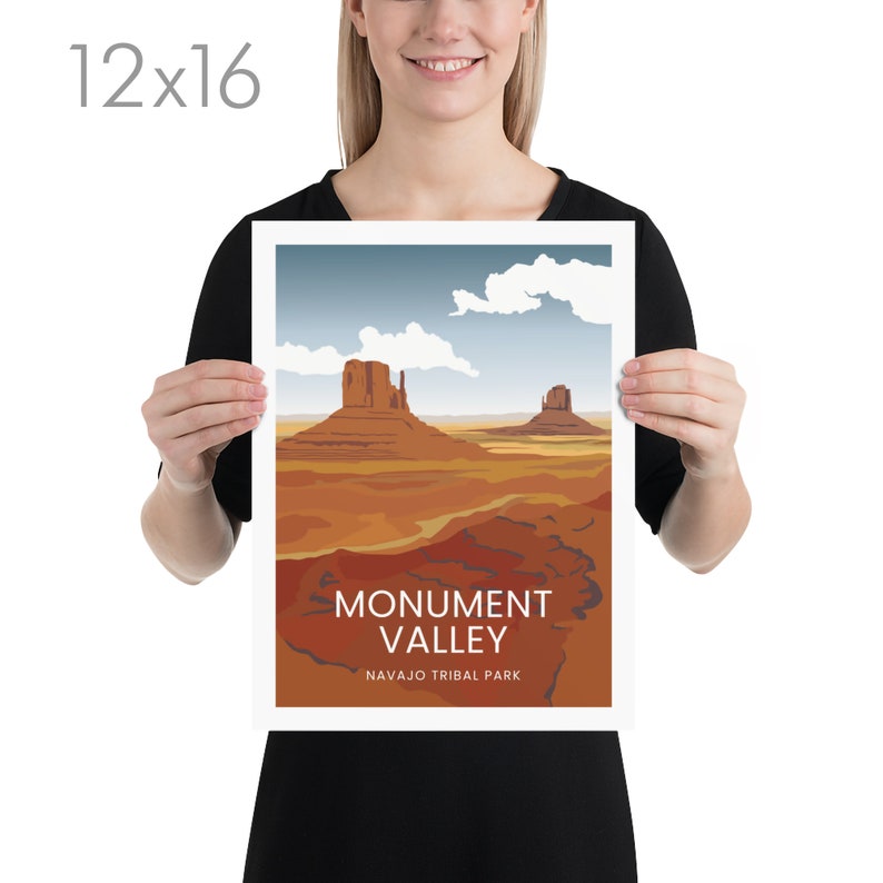 Monument Valley Poster | Etsy