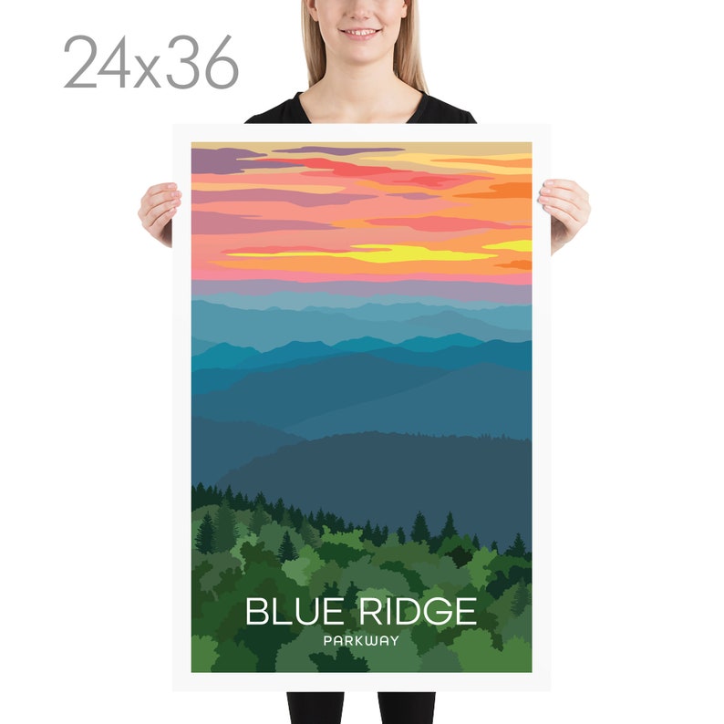 Blue Ridge Parkway Poster - Etsy