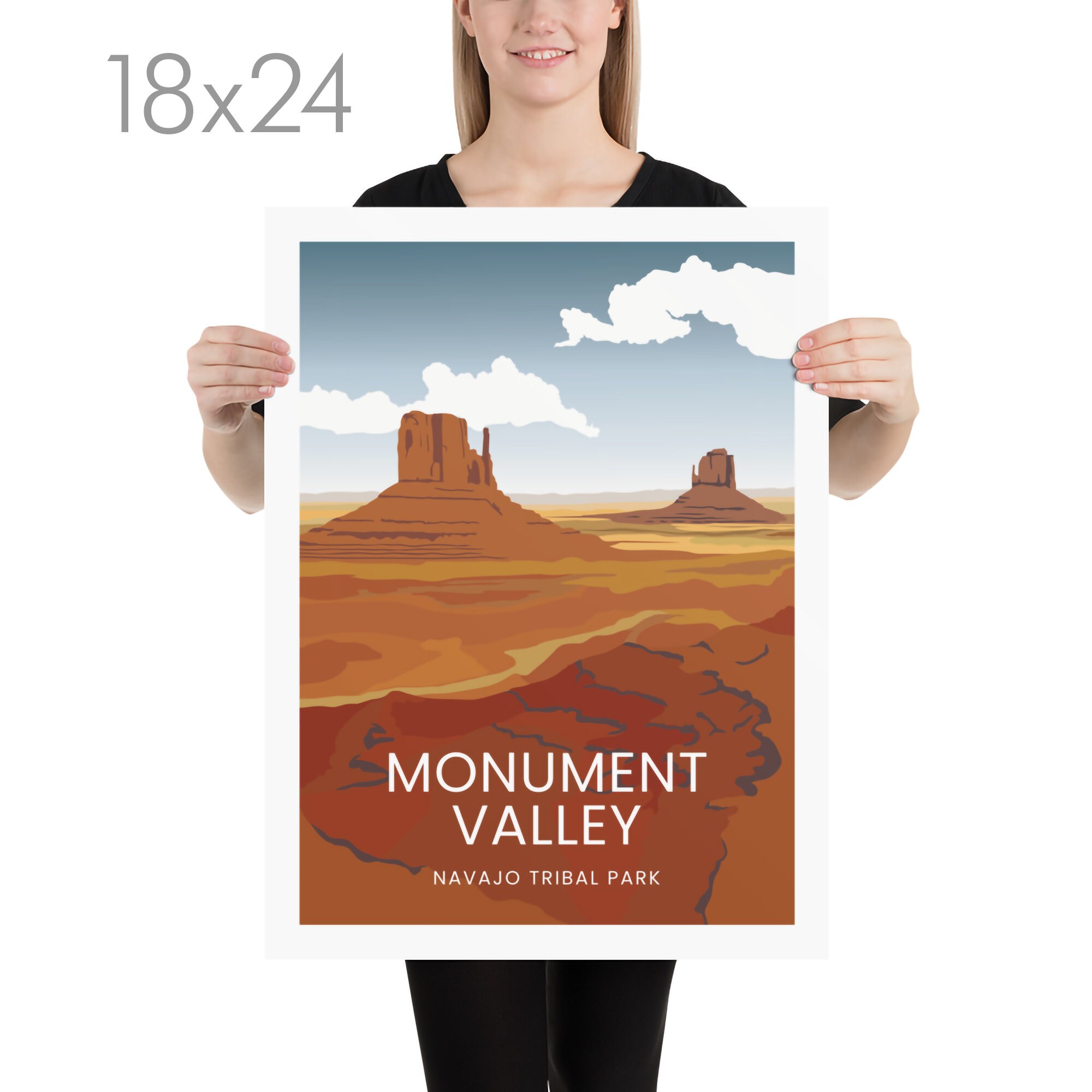 Monument Valley Poster | Etsy