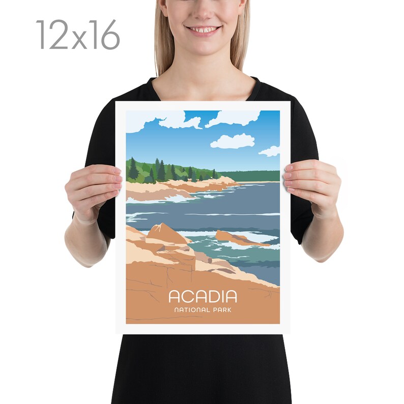 Acadia National Park Poster - Etsy
