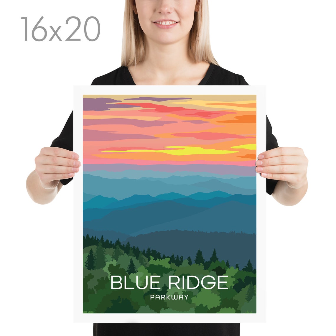 Blue Ridge Parkway Poster - Etsy