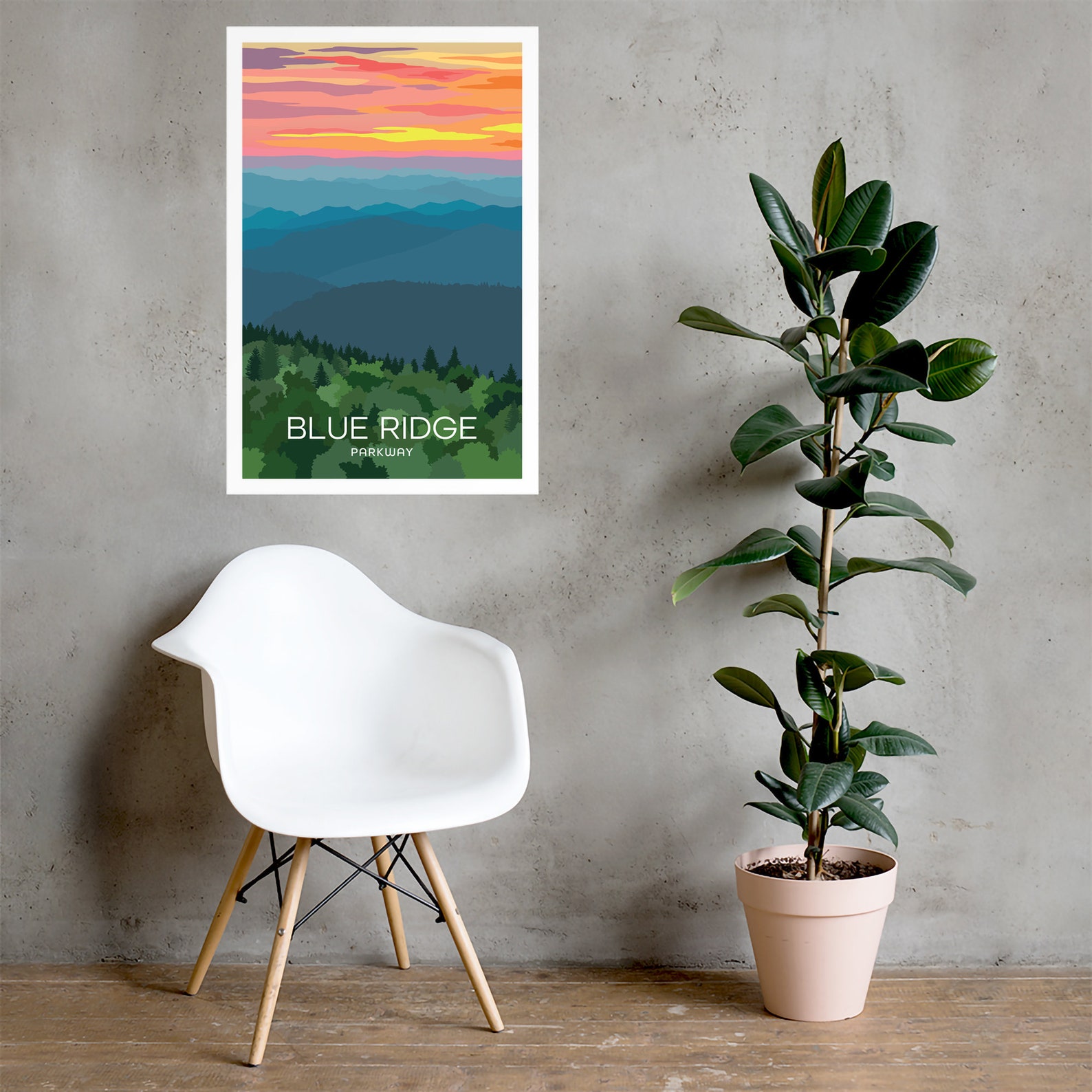 Blue Ridge Parkway Poster - Etsy