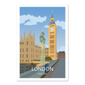Printable London England Poster | Etsy