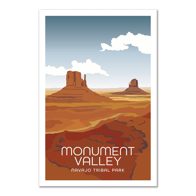Printable Monument Valley Poster - Etsy