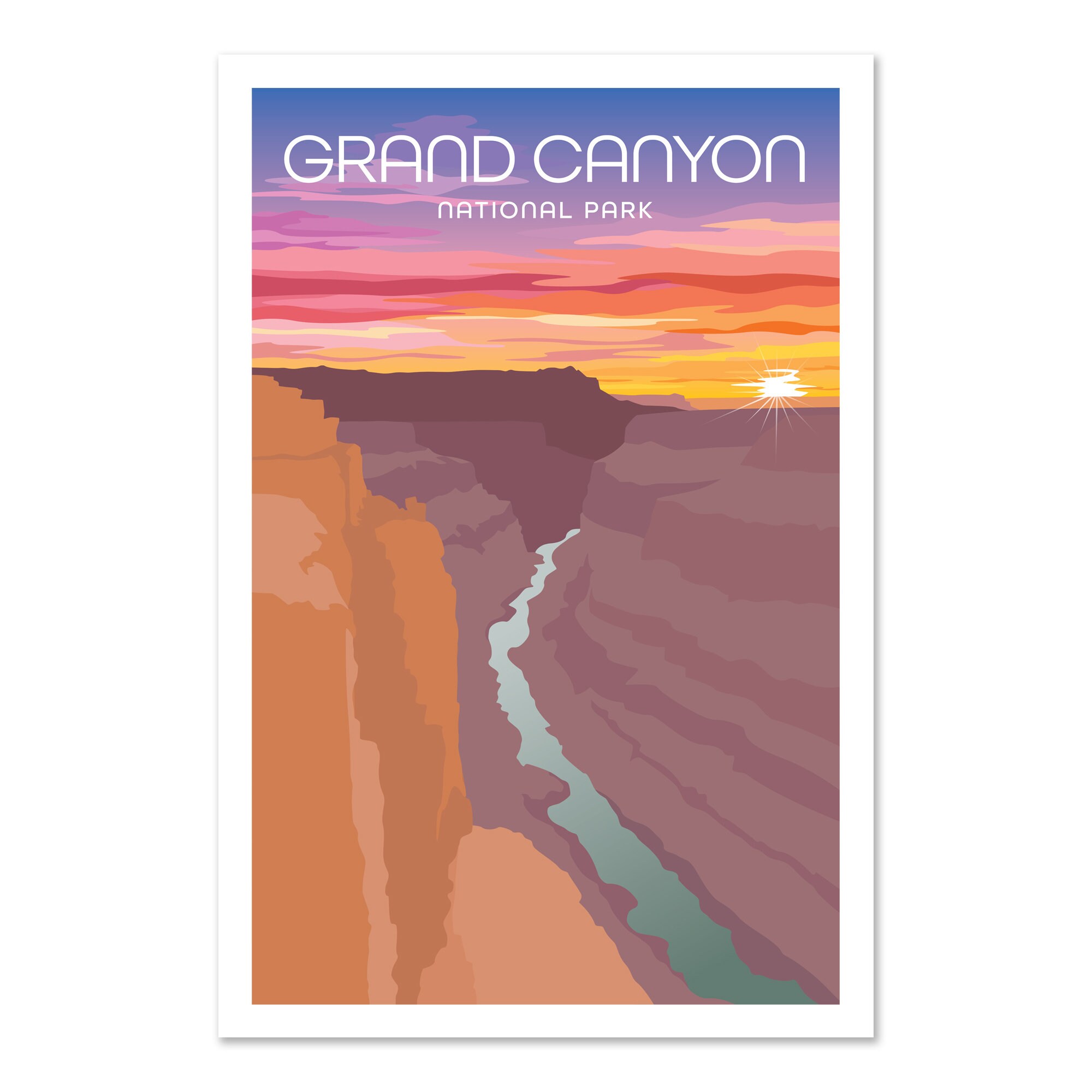 Printable Grand Canyon National Park Poster - Etsy
