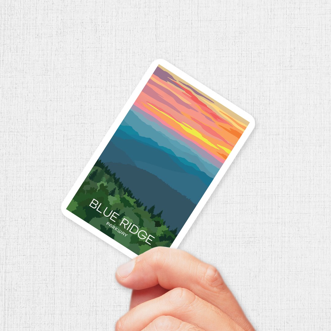 Blue Ridge Parkway Sticker - Etsy