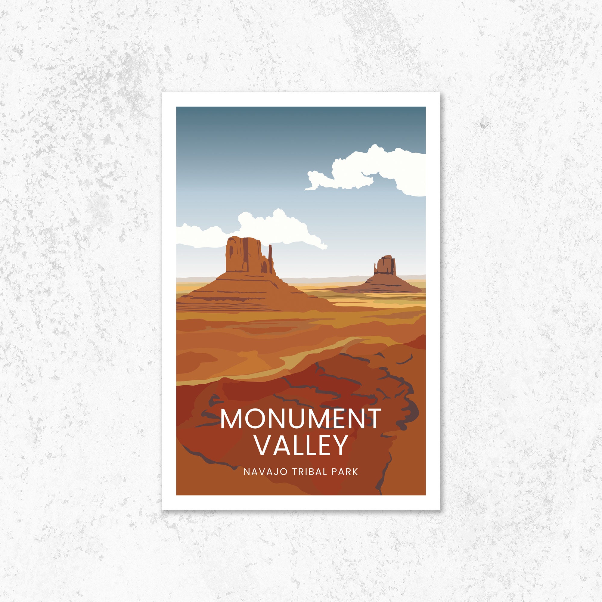 Monument Valley Poster | Etsy