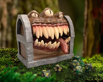 Dice Box for Dungeons and Dragons, Dice Vault Like 3d Print Dnd Gifts ...