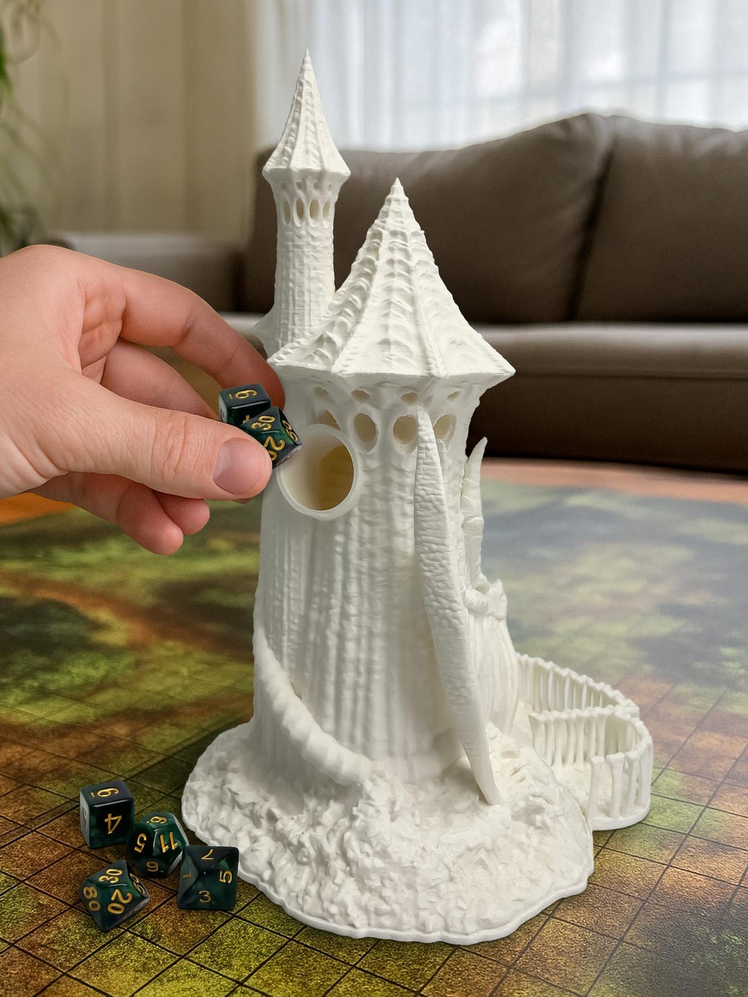 Castle Dice Tower, DND Dice Roller, Dungeons and Dragons Accessories ...