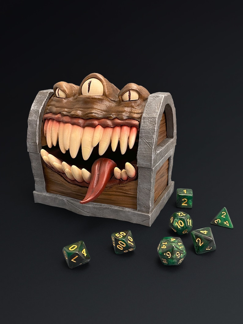 Dnd Dice Box for Dungeons and Dragons, Dice Box for Role Playing Game ...