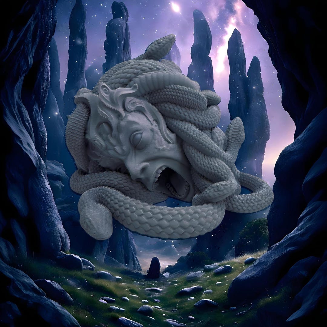DND Dice Tower Gorgon Demise, TTRPG Dice Tower as a DND Accessories ...
