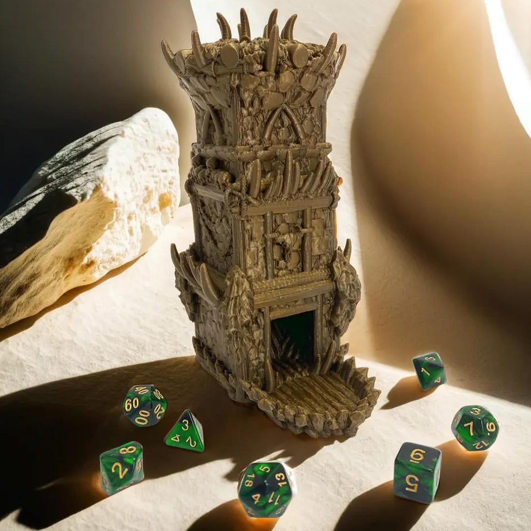 Orc Dice Tower for Dungeon Master, Dungeons and Dragons Accessories ...