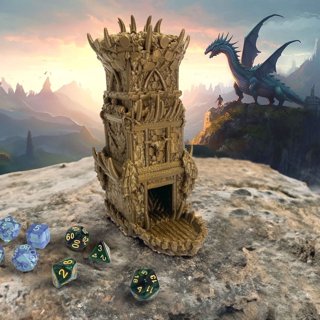 Orc Dice Tower for DND, Dungeons and Dragons Accessories, Dice Tower ...