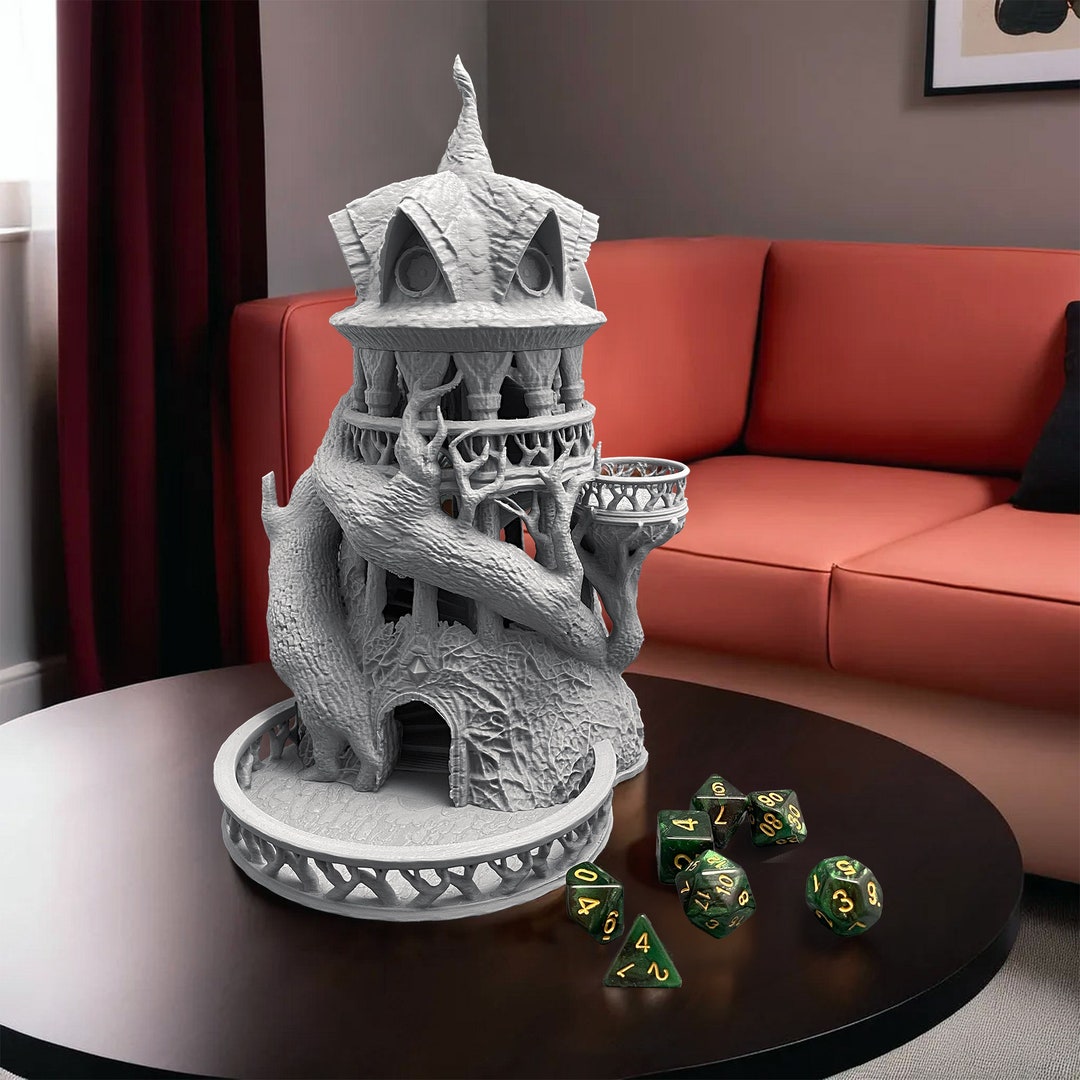 Druid Dice Tower for Dungeons and Dragons, Christmas Gift for Dnd Fan ...