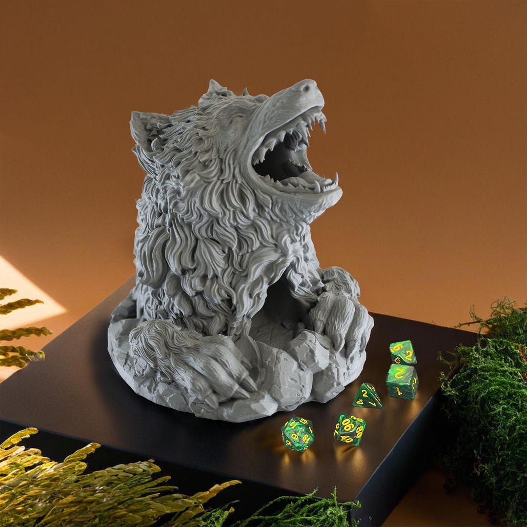 Wolf Bite Dice Tower for Dungeons and Dragons, Dice Towers Like Dnd ...