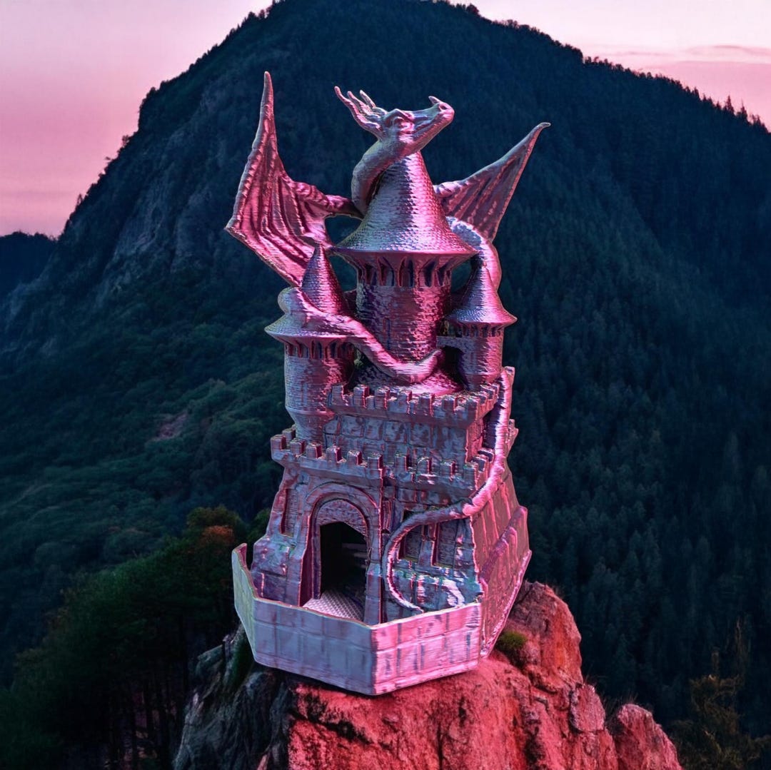 DND Game Master Dice Tower for Dungeon Master, Dungeons and Dragons ...