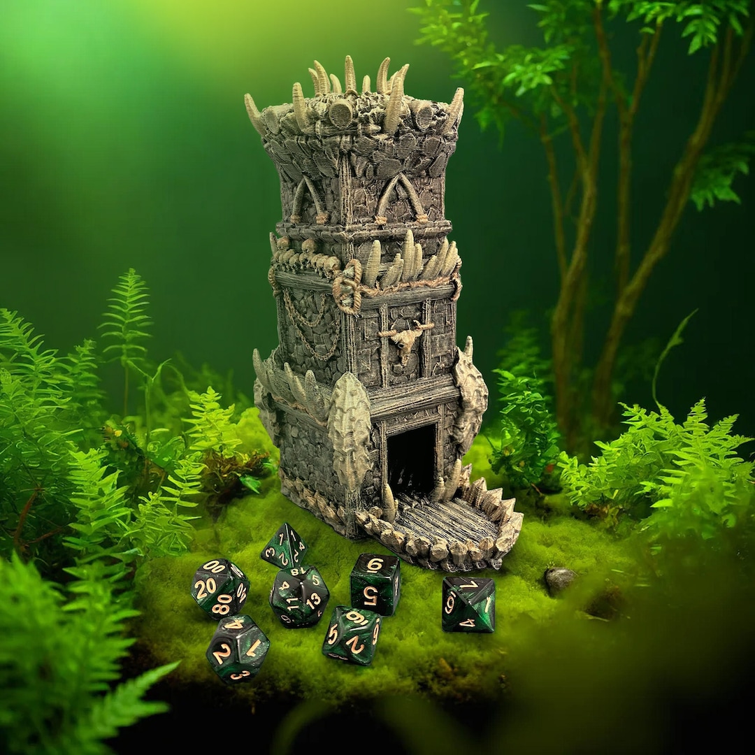 Dnd Dice Tower for Dungeons and Dragons, DND Orc Dice Roller, Dnd ...