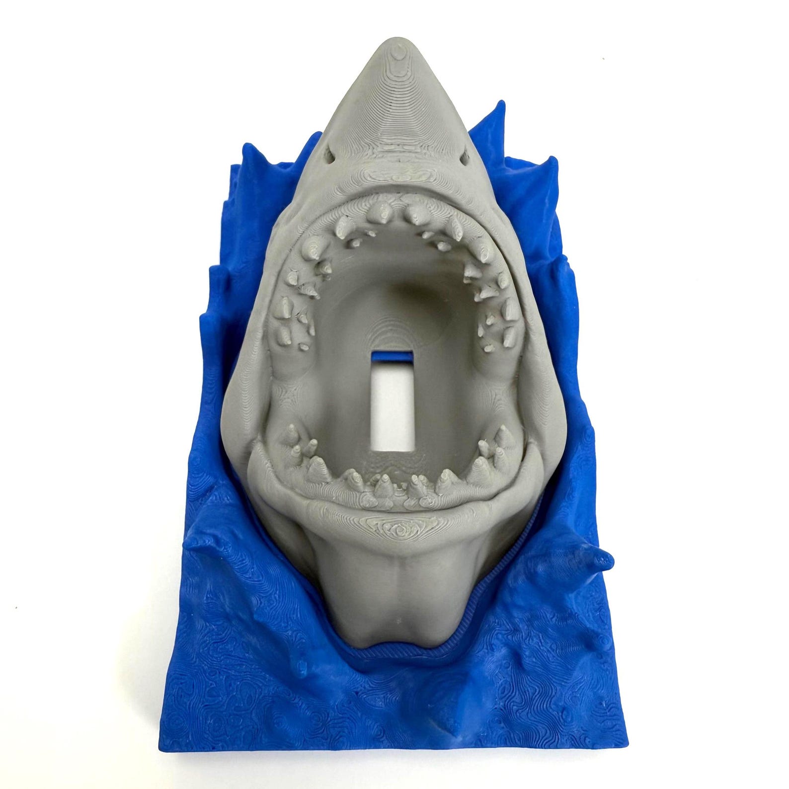 3D Printed Shark Switch Plate, Shark Switch Cover, Ocean Wall Decor for ...