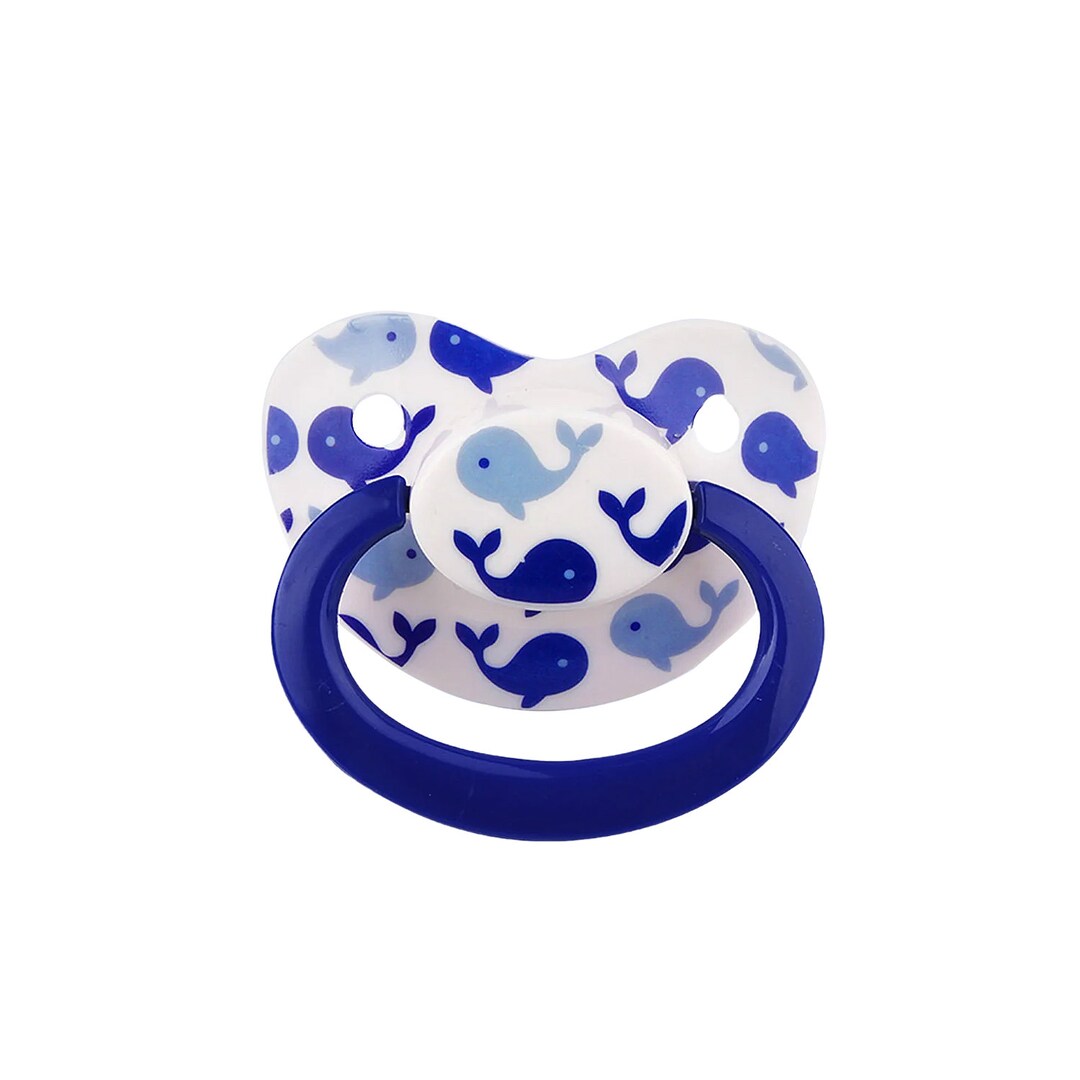 ABDL Pacifier Adult Pacifier Cute Whale - Etsy
