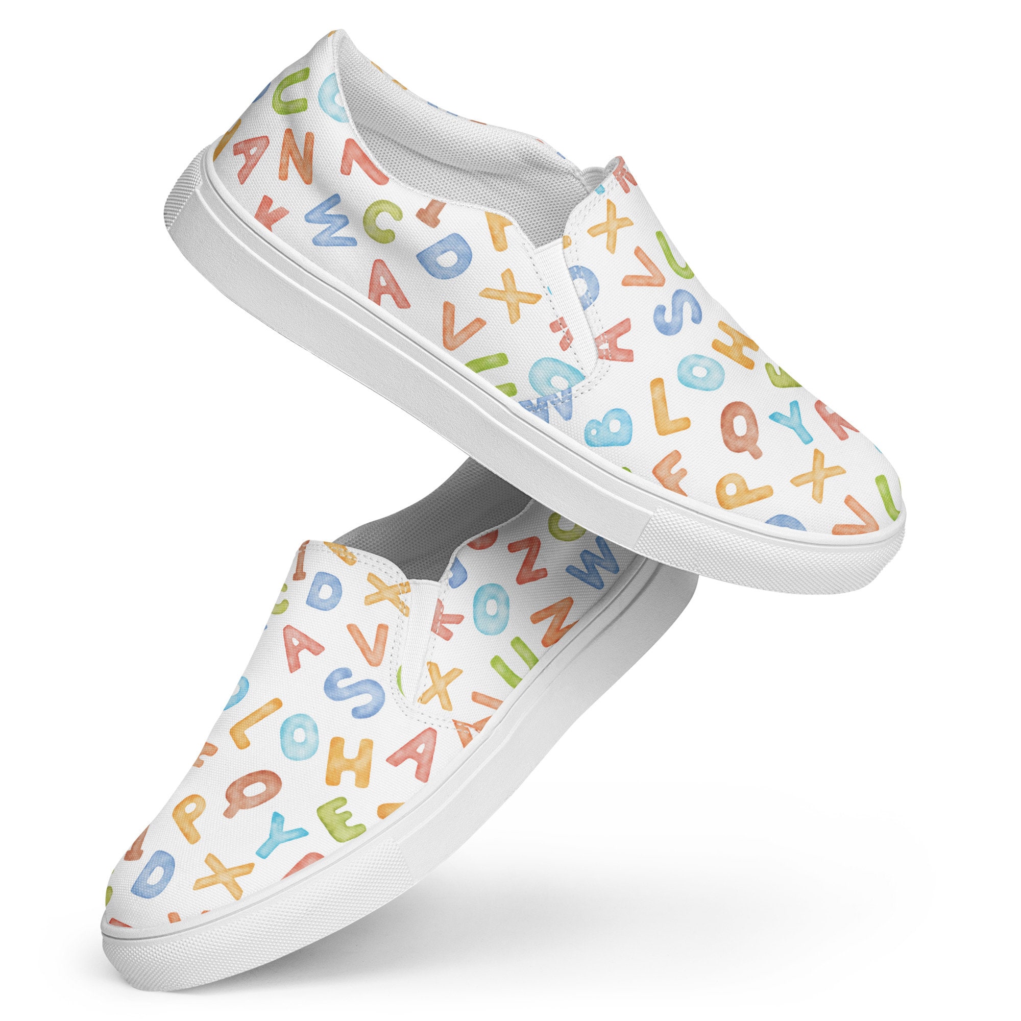 ABDL Alphabet Slip on Shoes Adult Baby - Etsy