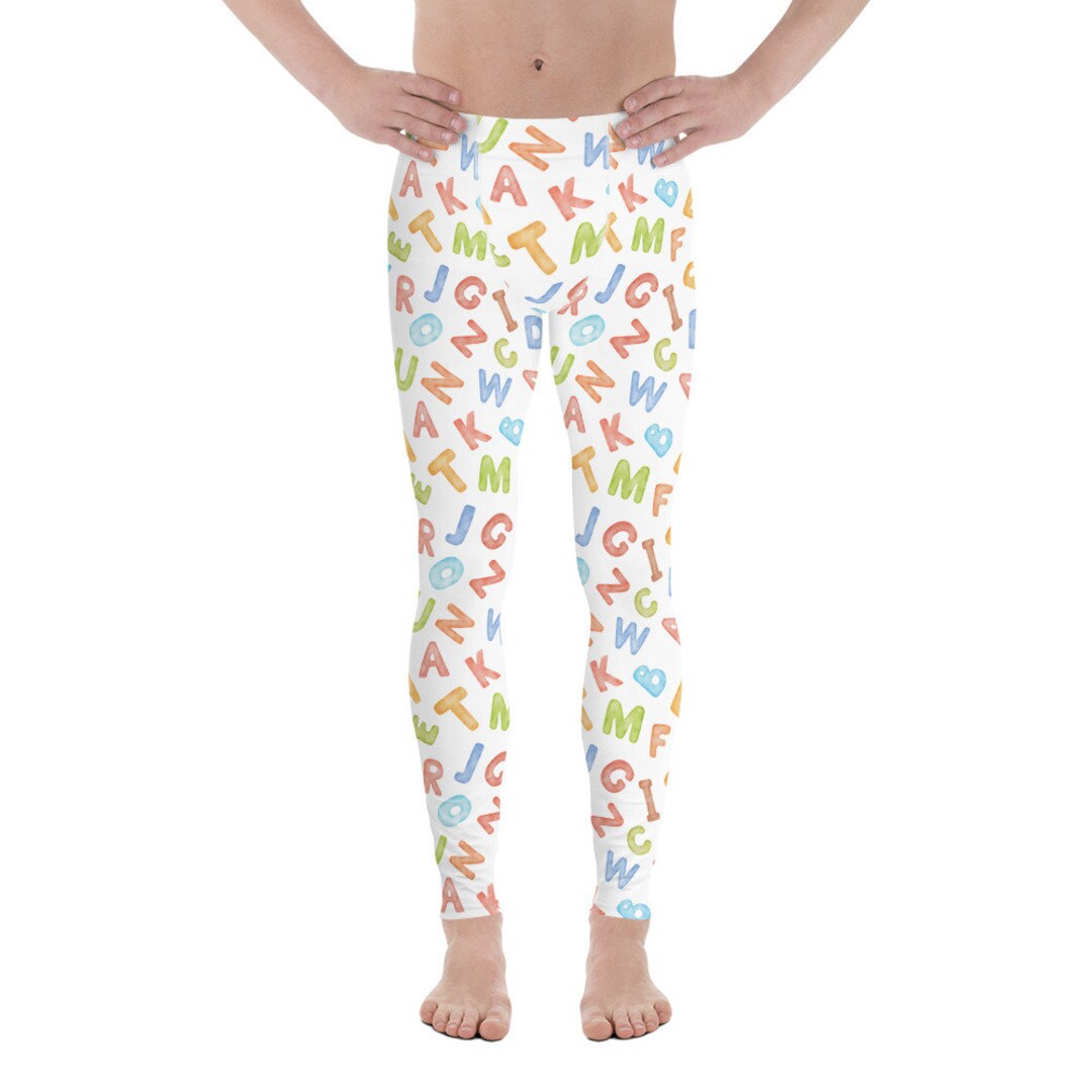 ABDL Adult Baby Leggings Alphabet - Etsy